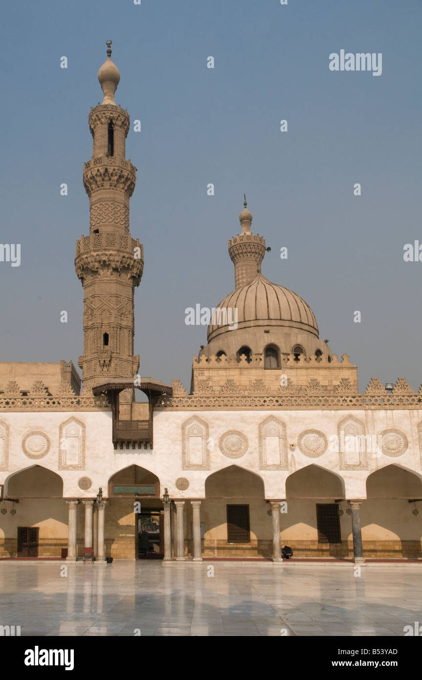 Interior al azhar mosque cairo egypt hi-res stock photography and ...