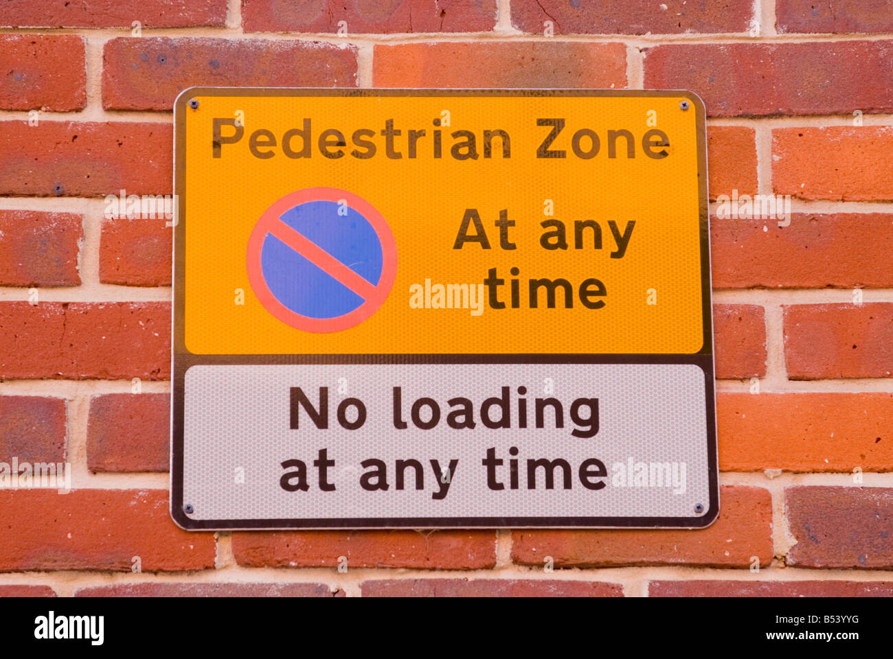 Loading sign zone england hi-res stock photography and images - Alamy