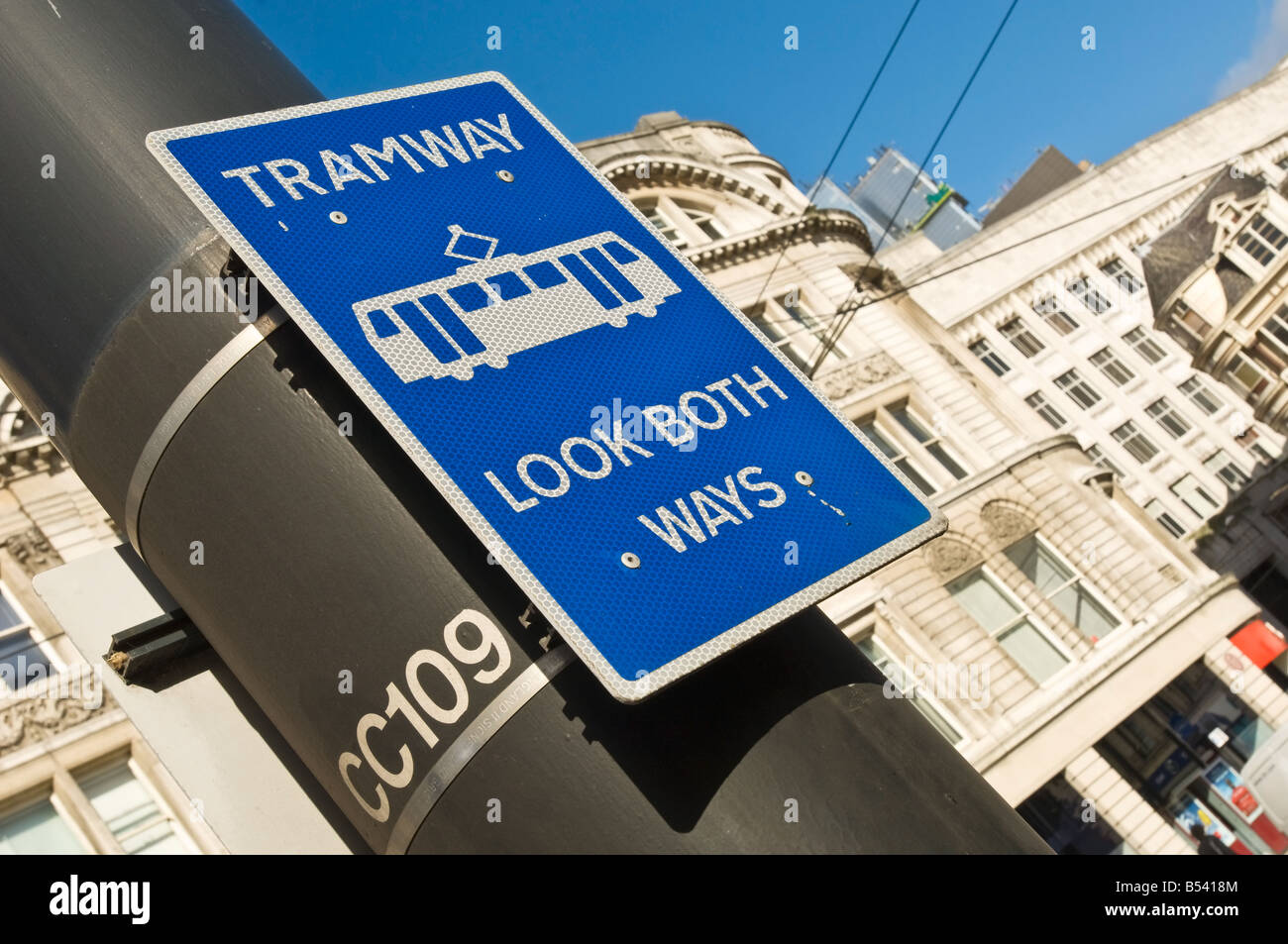 Look both ways sign hi-res stock photography and images - Alamy