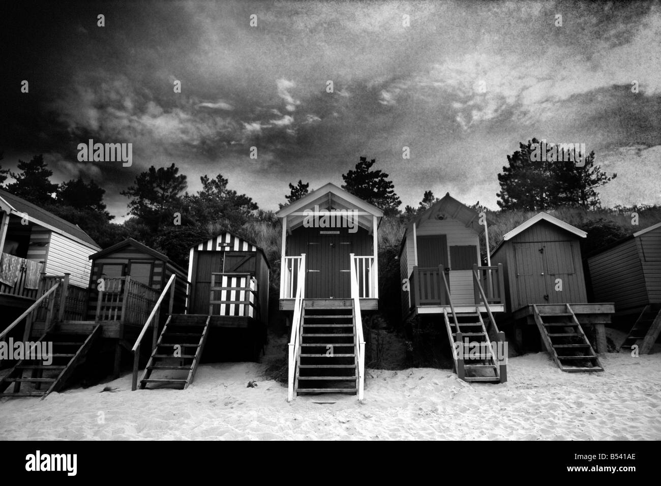Quaint beach Black and White Stock Photos & Images - Alamy