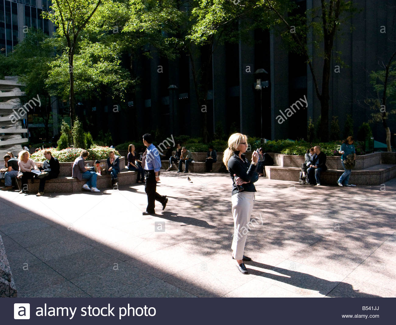 Woman Smoking Outside Office High Resolution Stock Photography and ...