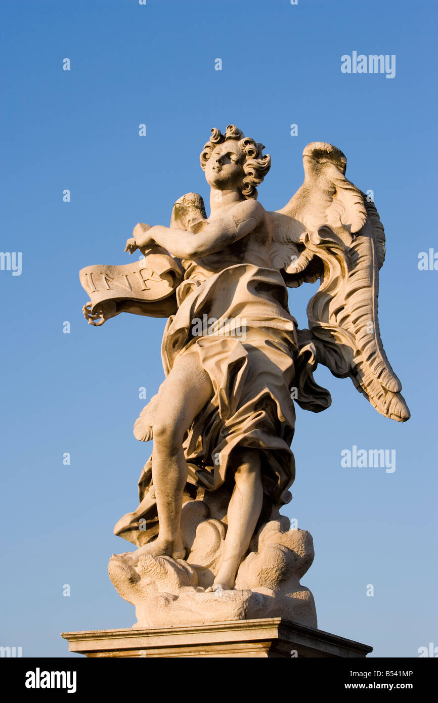 Angelo bridge sculpture hi-res stock photography and images - Alamy