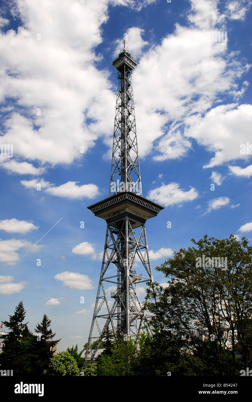 Signal Radio Tower Architecture Berliner Funkturm High Resolution Stock ...
