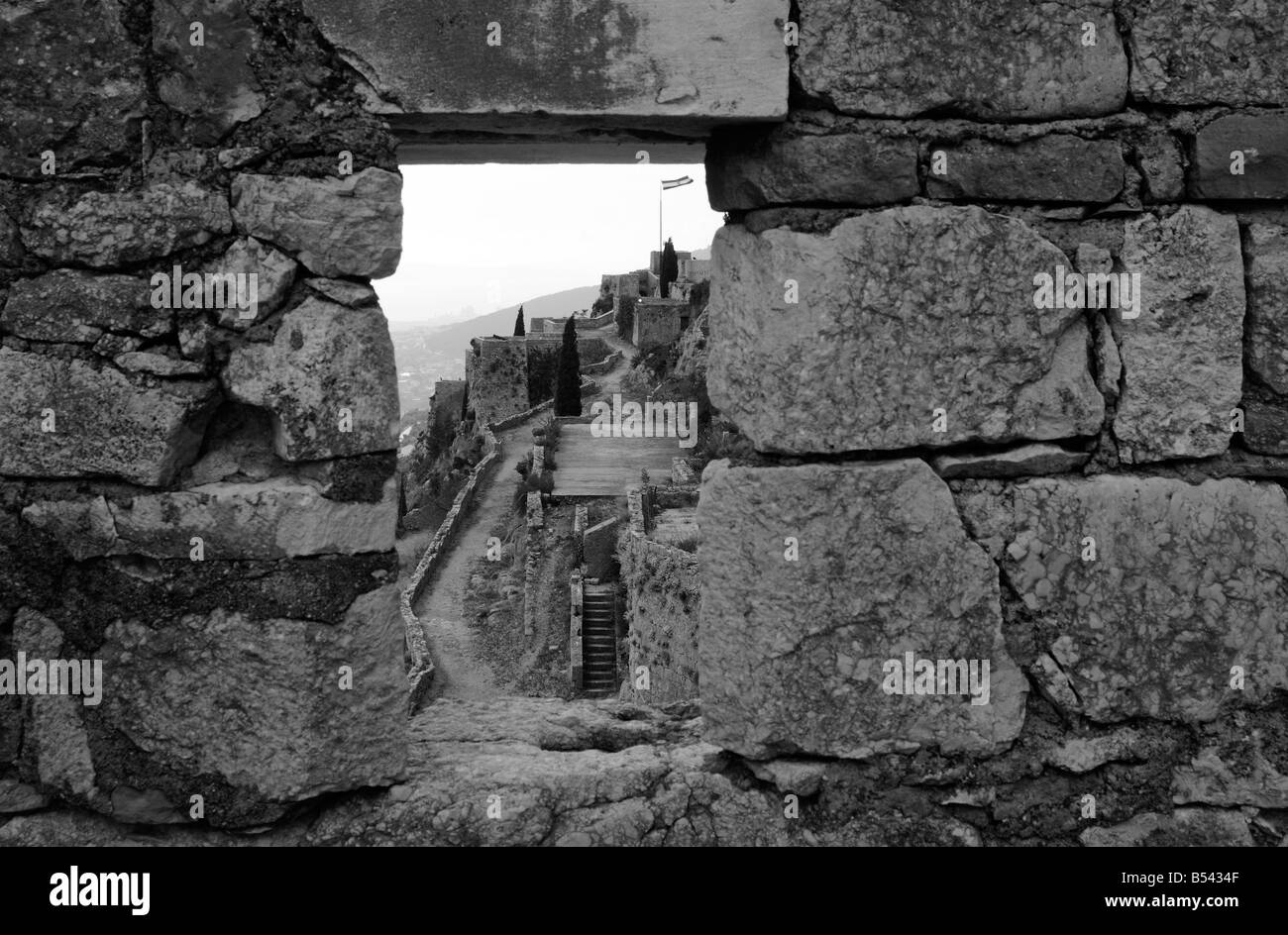 The Fort of Klis Dalmatia Croatia Stock Photo - Alamy