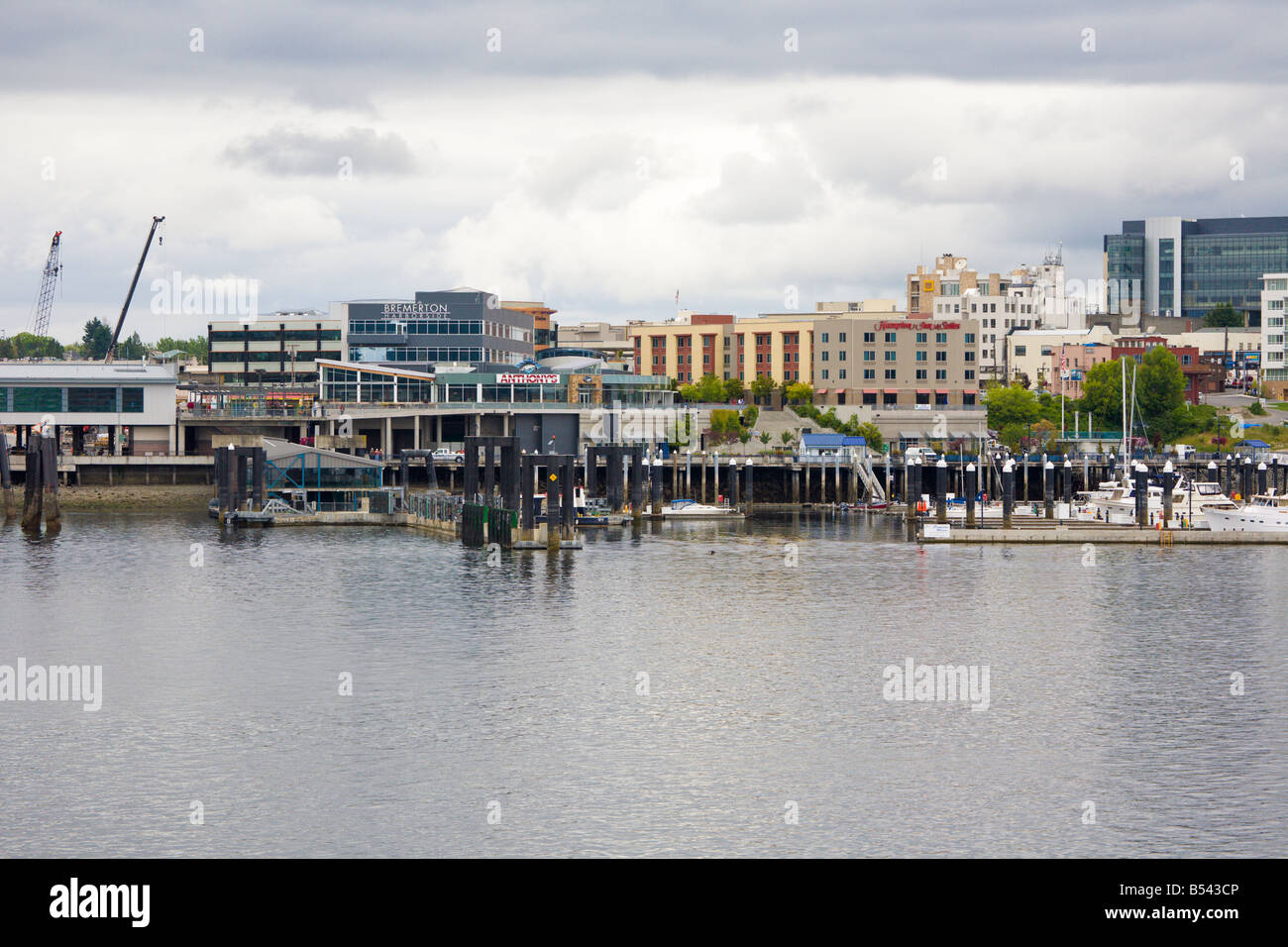Bremerton Washington waterfront across Sinclair Inlet Stock Photo - Alamy