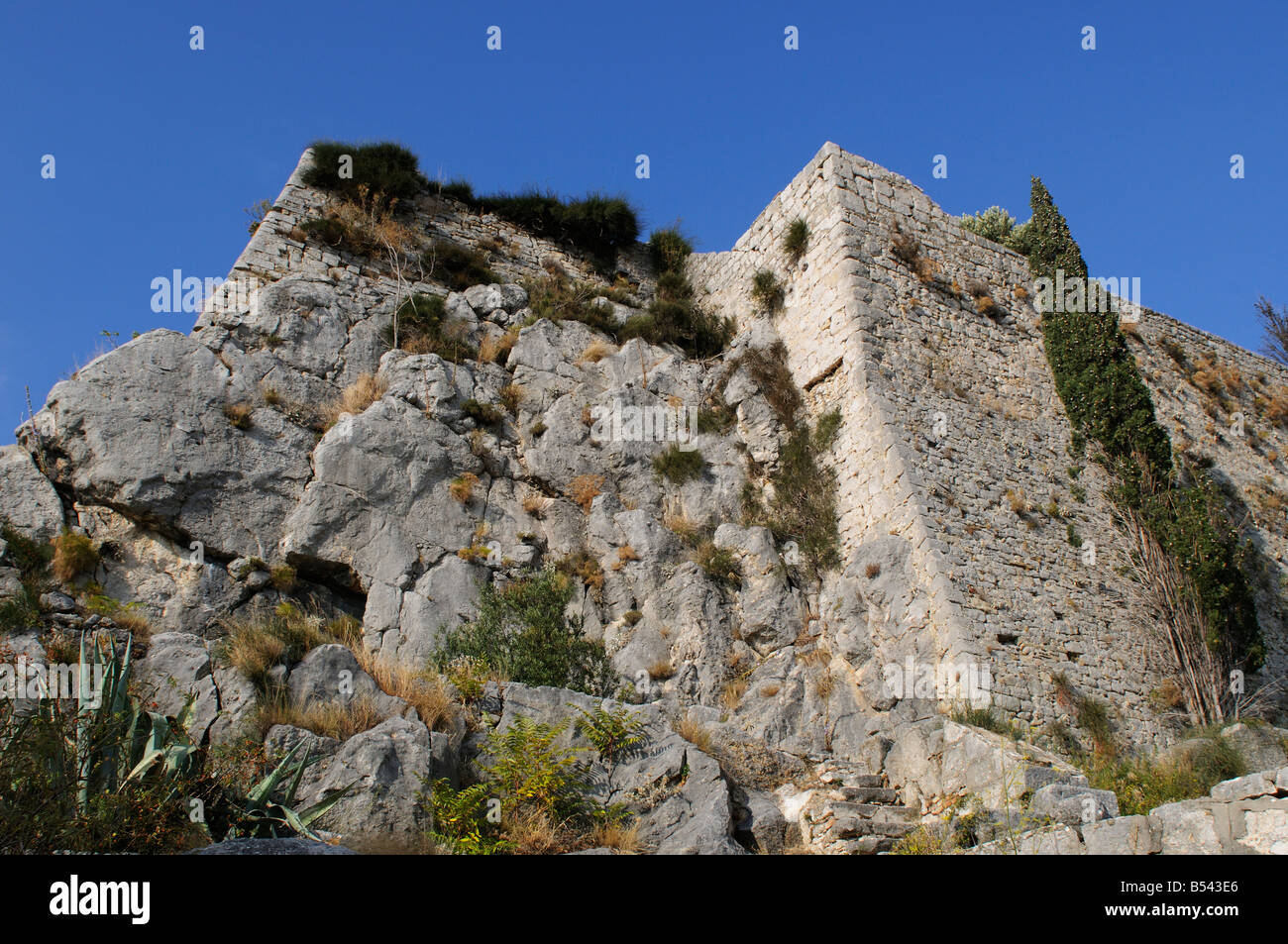 The Fort of Klis Dalmatia Croatia Stock Photo - Alamy