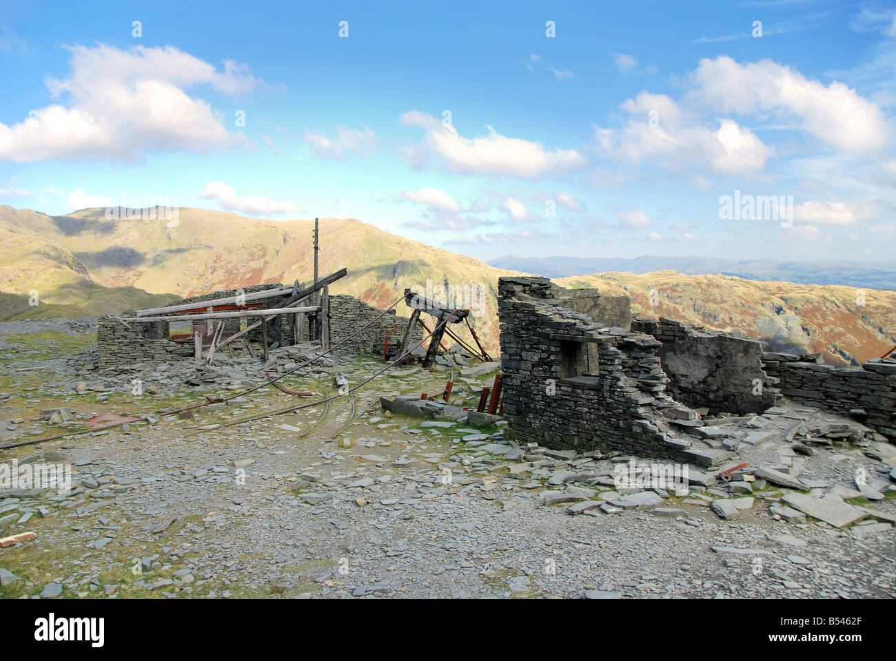 Derelict slate works hi-res stock photography and images - Alamy