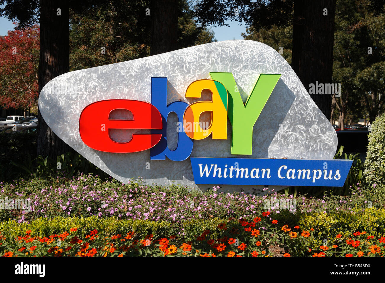 ebay sign at ebay headquarters Whitman campus in San Jose California ...