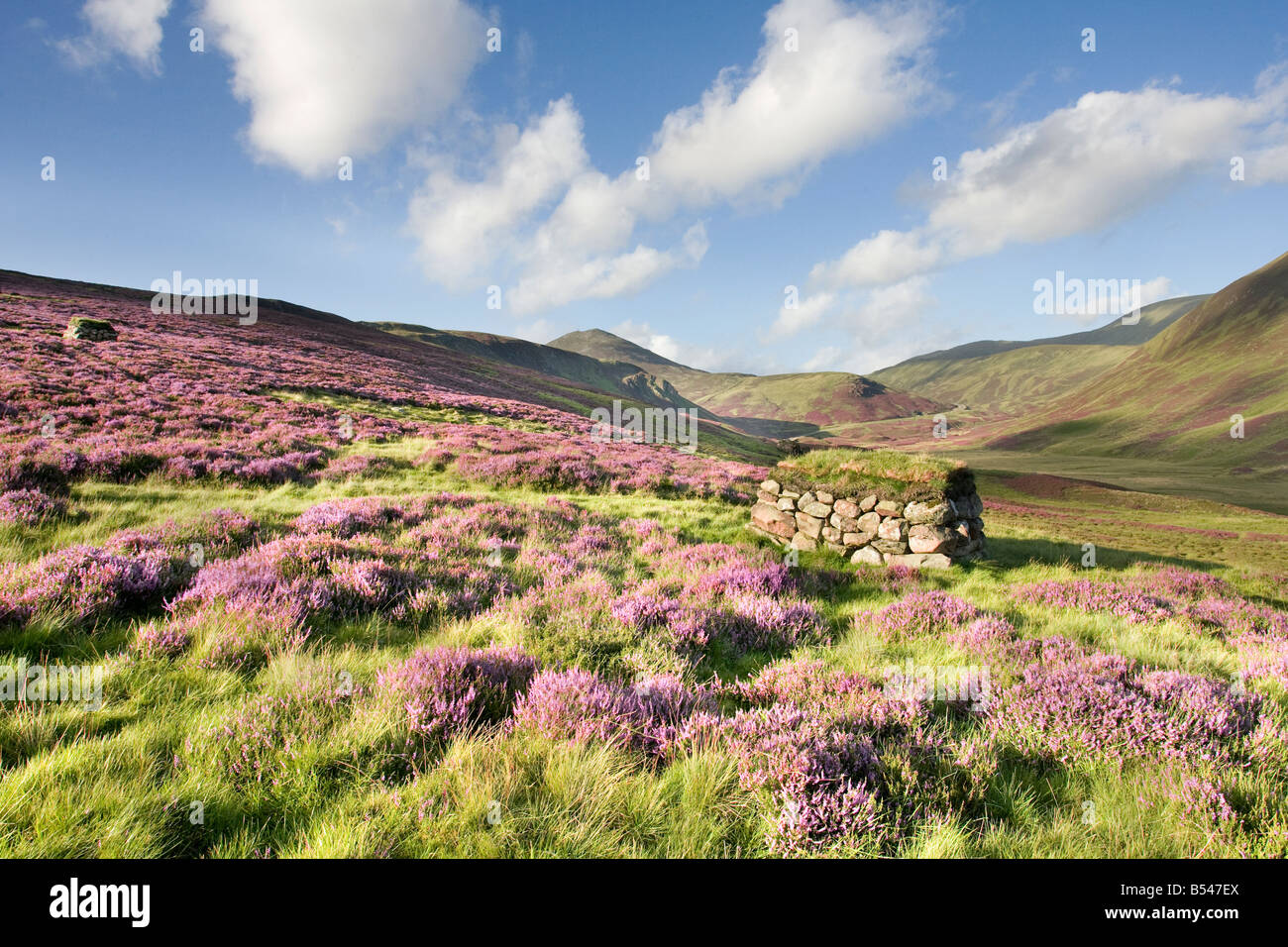 Spittal of Glenshee, looking towards Ski Centre, and mountain summit ...