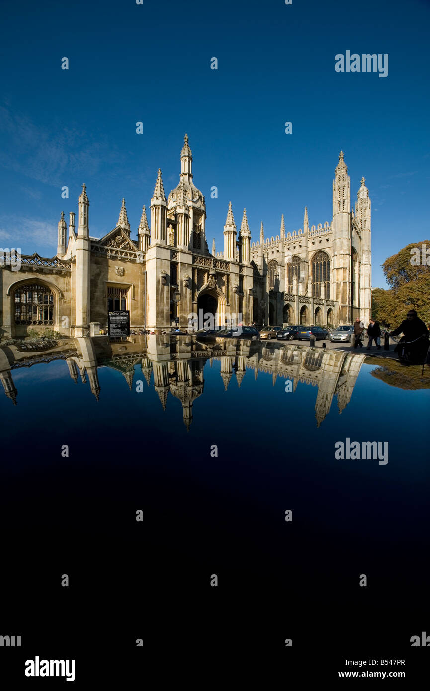 Cambridge University Kings College Cambridge Britain 2008 Stock Photo ...