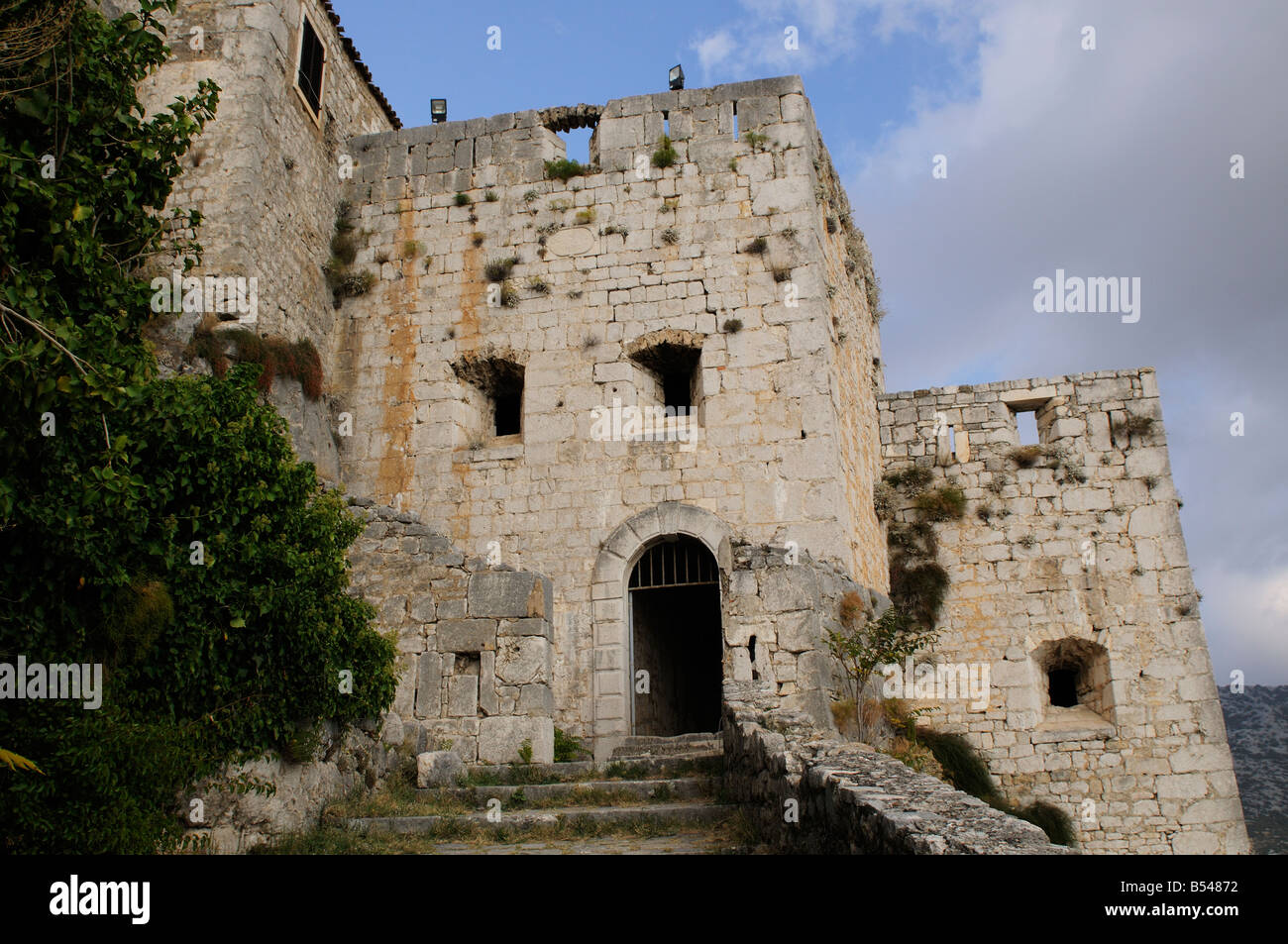 The Fort of Klis Dalmatia Croatia Stock Photo - Alamy