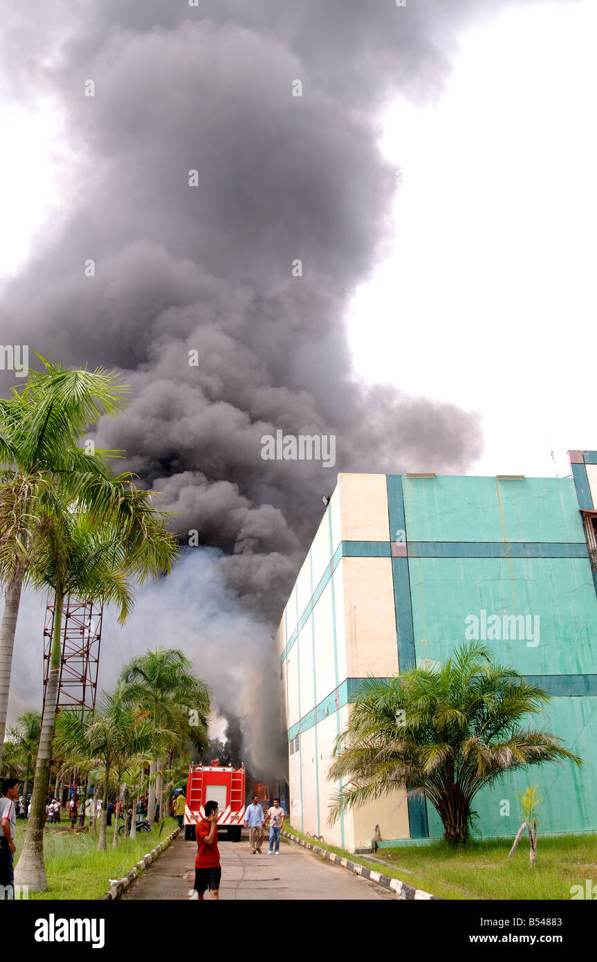 fire in my mart mall batam center batam riau islands indonesia Stock ...