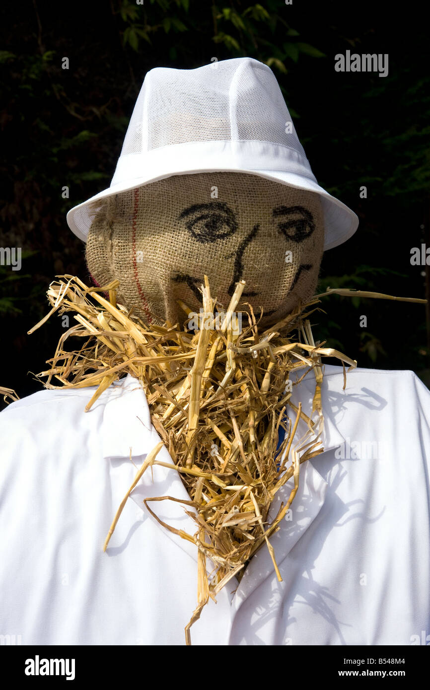 traditional derbyshire straw man scarecrow at festival time Stock Photo ...