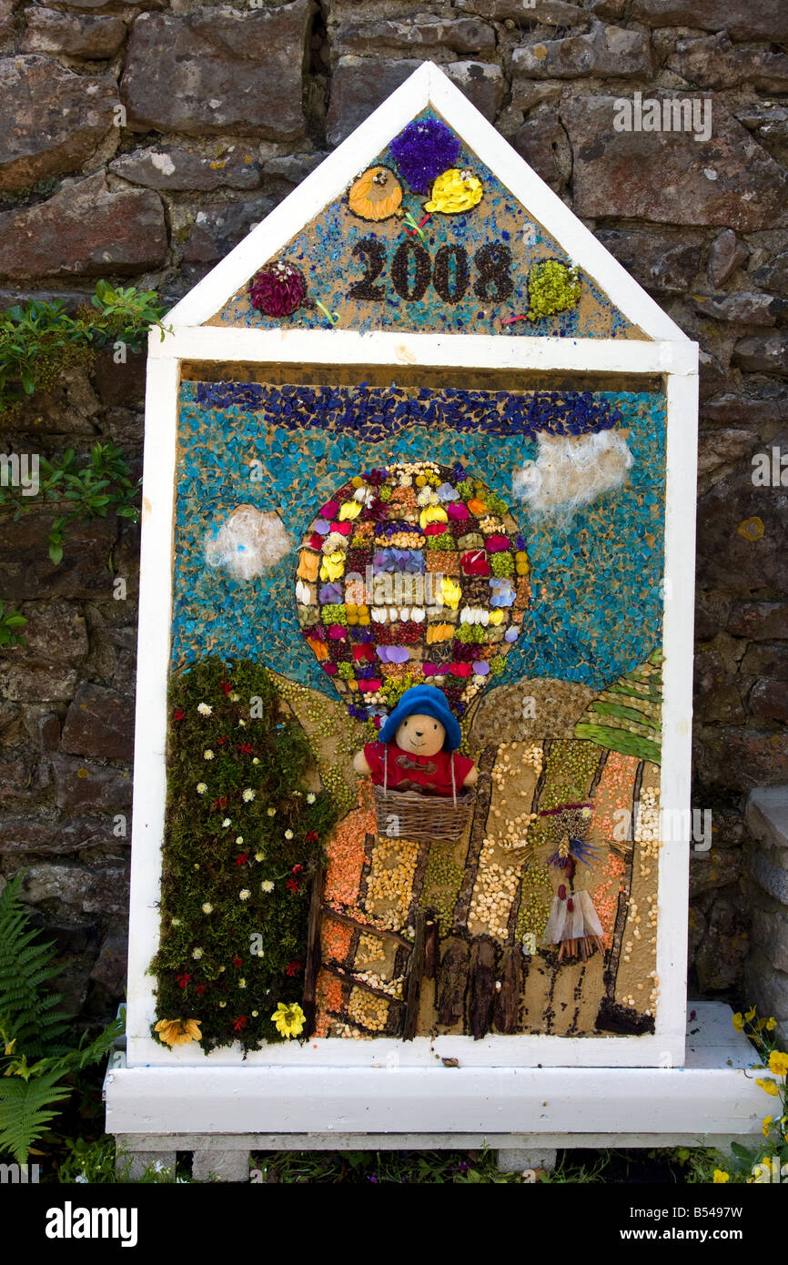 longstone village well dressing derbyshire english village tradition ...