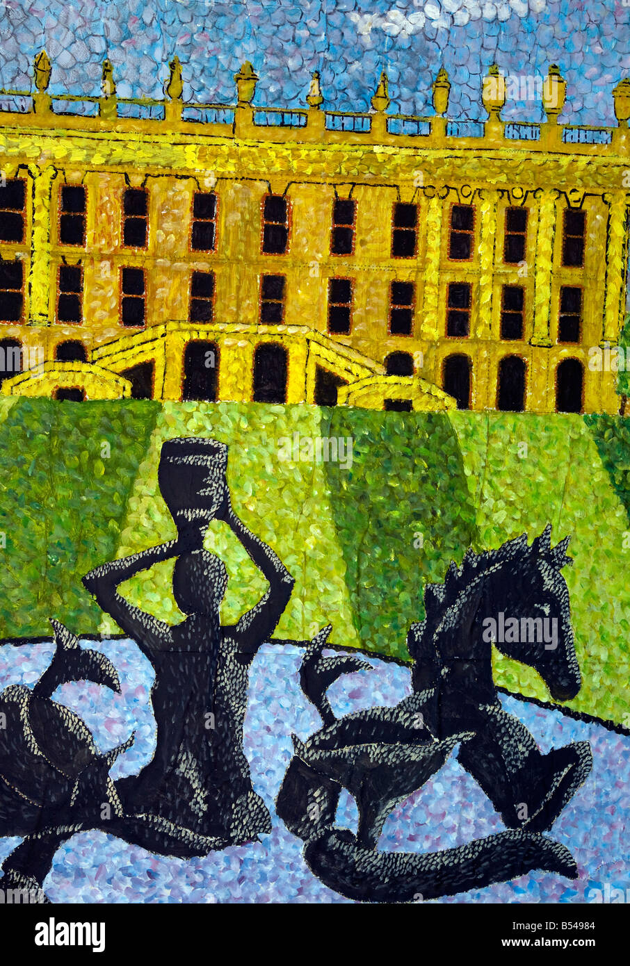 Derbyshire well dressing detail hi-res stock photography and images - Alamy