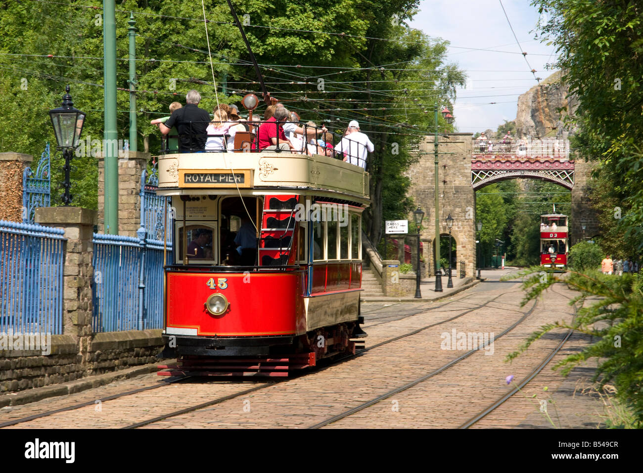 southampton corporation tramways number 45 at crich tram museum Stock ...