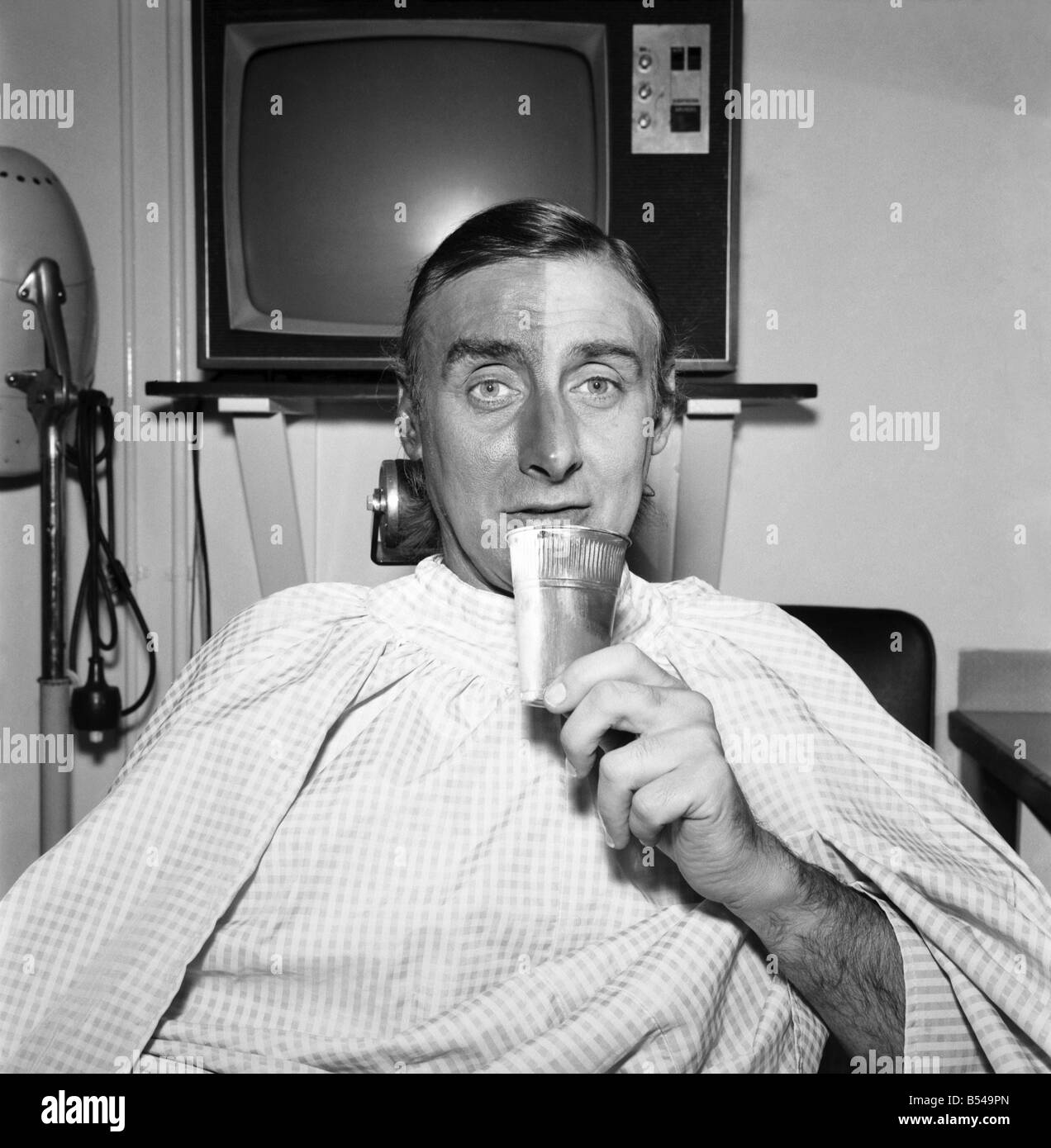 Spike Milligan making up for his part in his new TV series as a ...