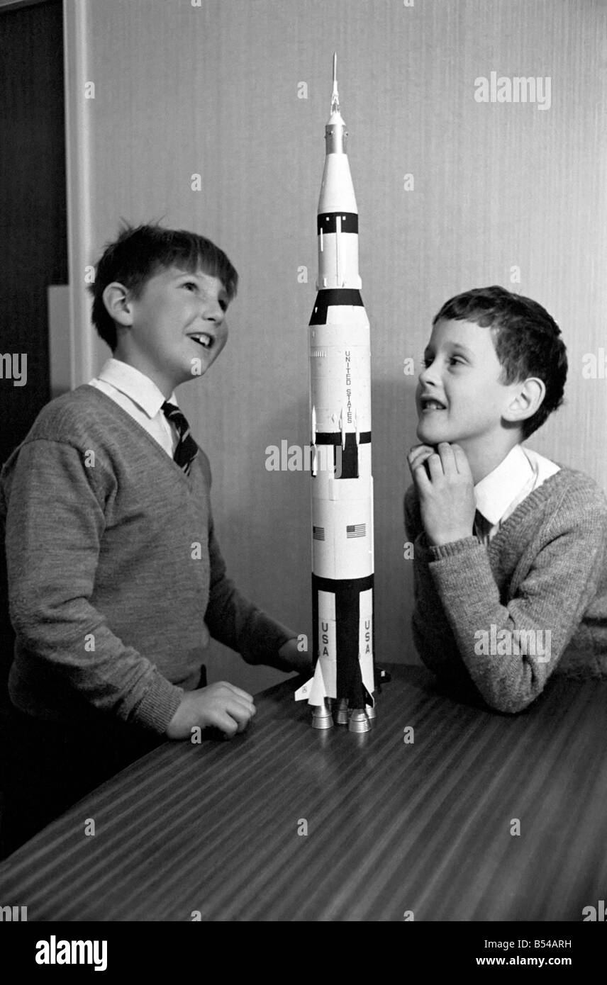 Apollo 8 rocket Black and White Stock Photos & Images - Alamy