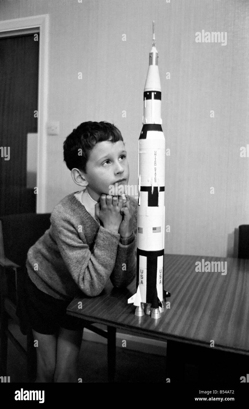 Apollo 8 Rocket Model