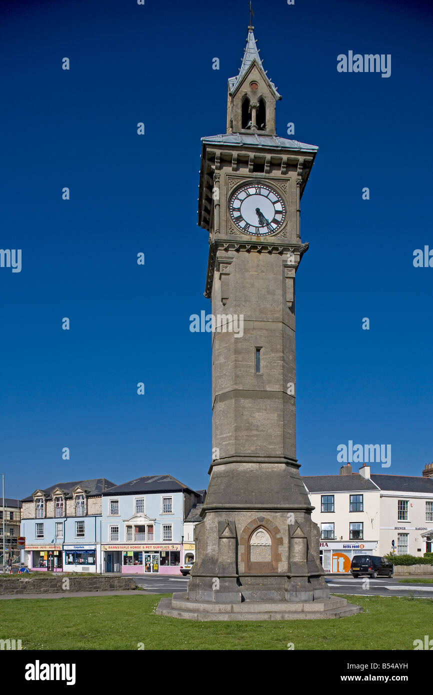 Barnstaple The Clock Tower Devon Great Britain United Kingdom Stock ...