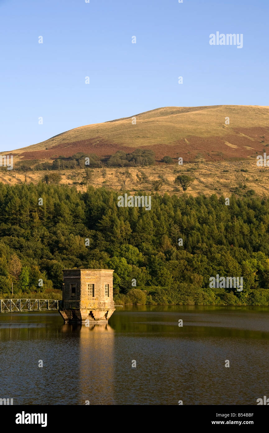 reservoir in the brecon beacons national park powys wales uk Stock ...