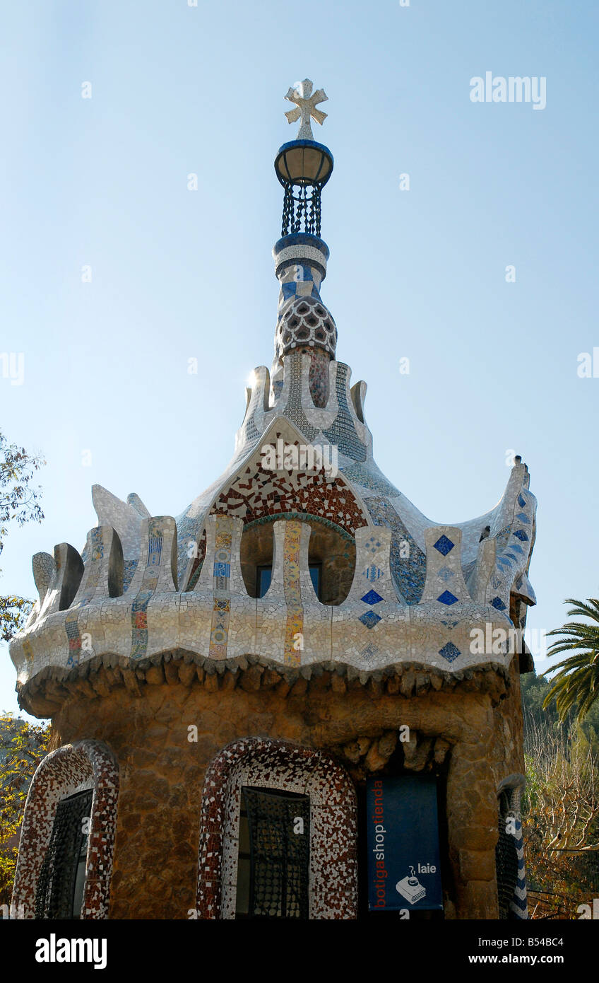 A Gaudi interior design in Barcelona, Spain Stock Photo - Alamy
