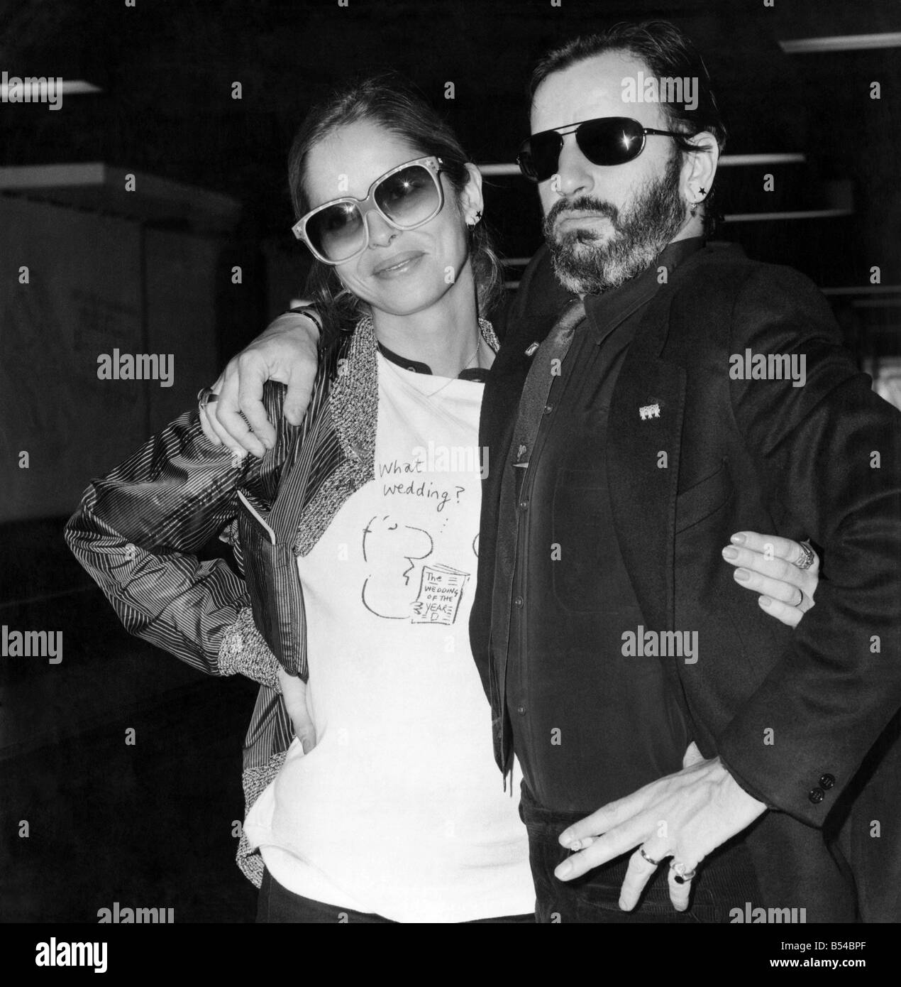 Ringo Starr and wife Barbara leave Heathrow Airport for Los Angeles ...