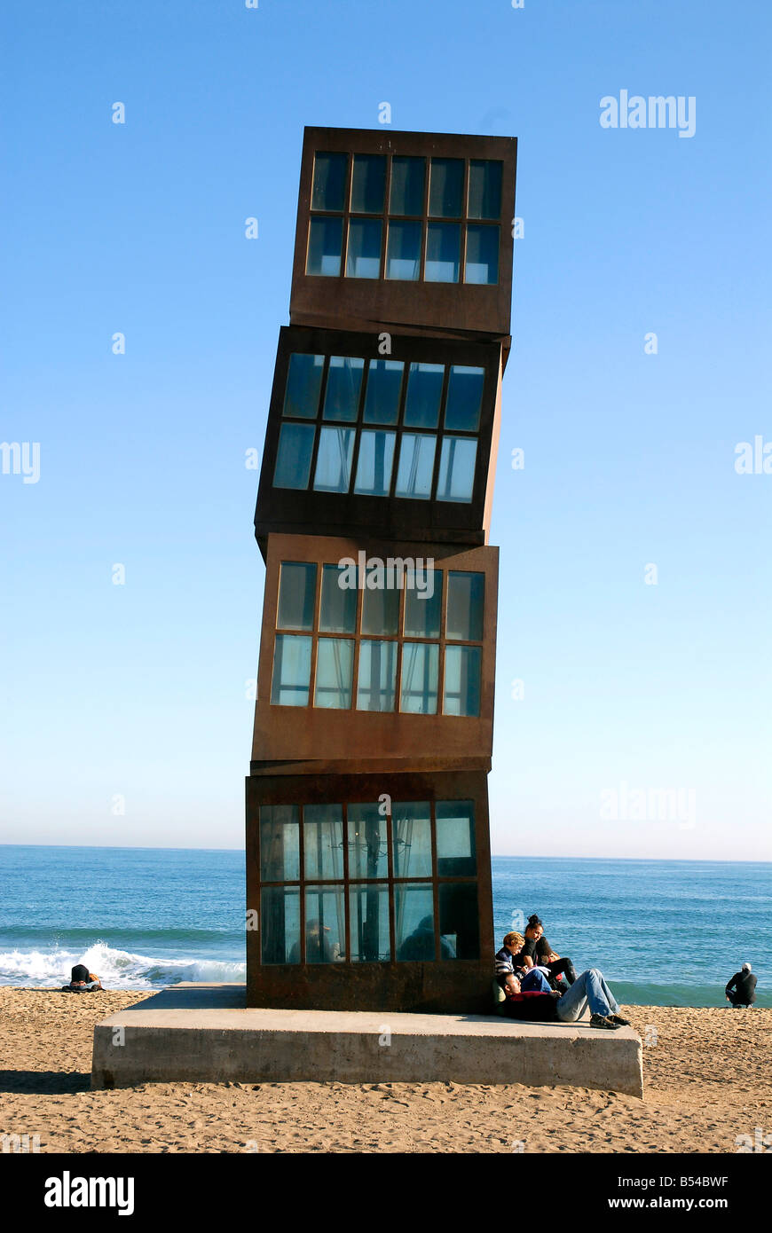 A Gaudi design on the beach Stock Photo - Alamy