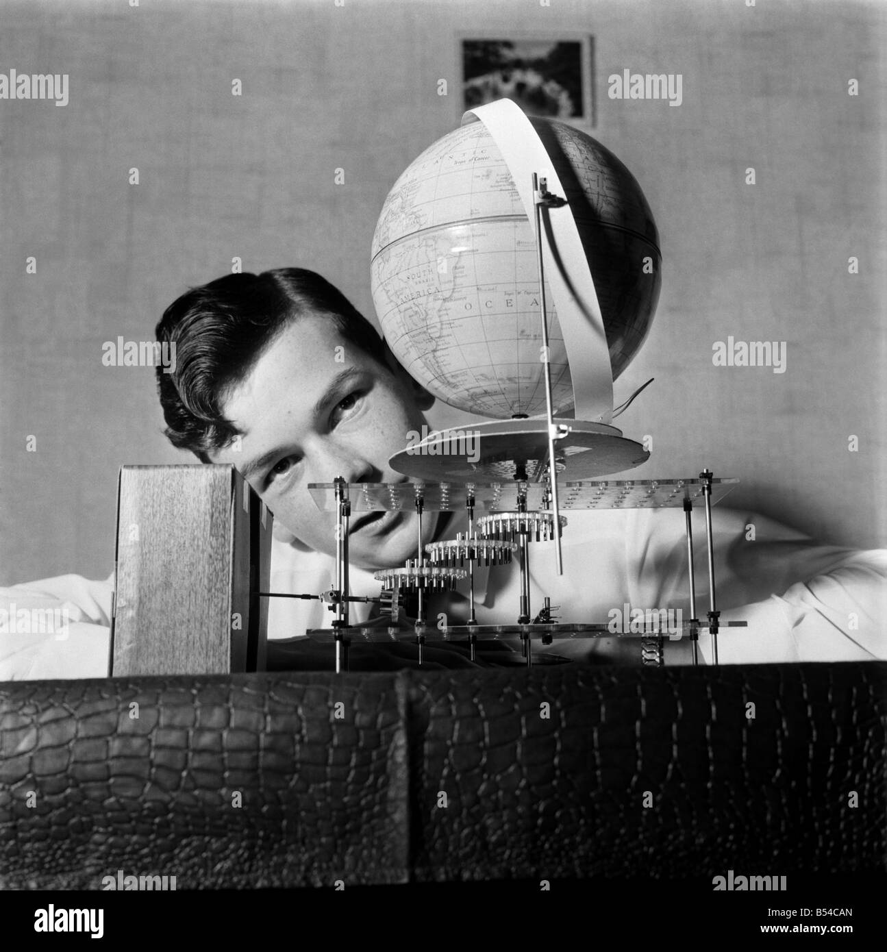 Youth. Teenager. Inventions. 16-year-old Geoffrey Jones with the ...