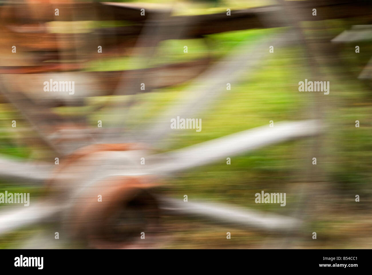 Stagecoach wheels turning in motion Stock Photo - Alamy