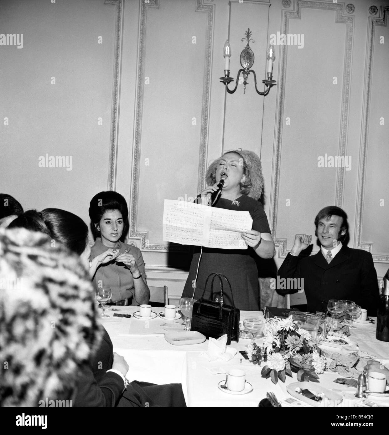 Singer and comedienne Joan Turner sang for her lunch today and brought ...