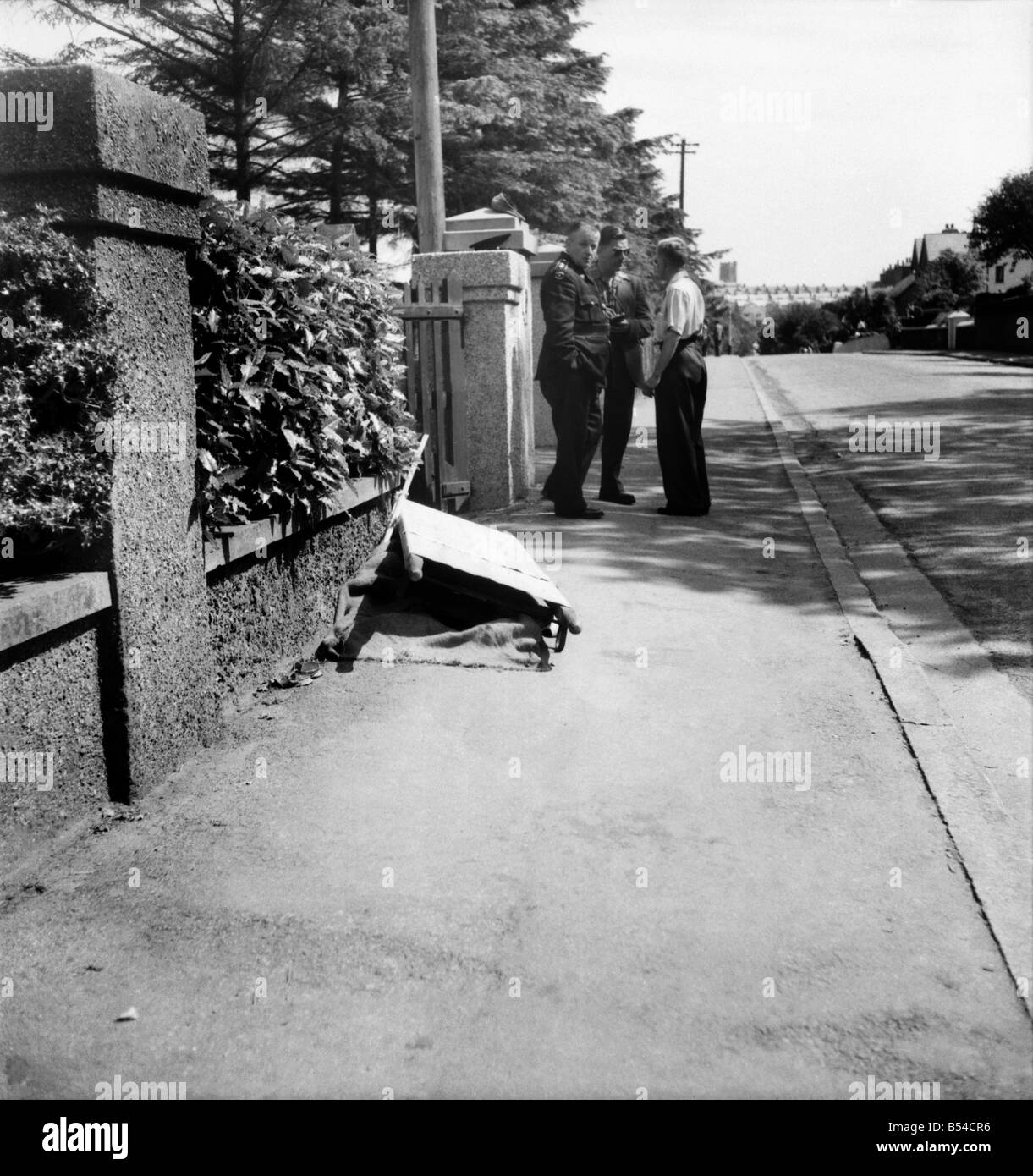 Motorsport. Isle of Man TT Races 1953 ;After coming down Bray Hill at ...