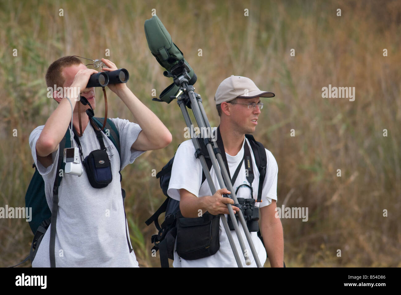Birdwatchers birdwatching ornithology hi-res stock photography and ...