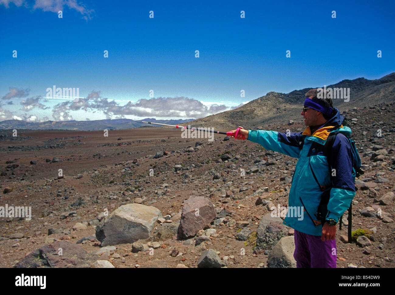 people, hiker, hiking trail, Chimborazo Volcano, Chimborazo National ...