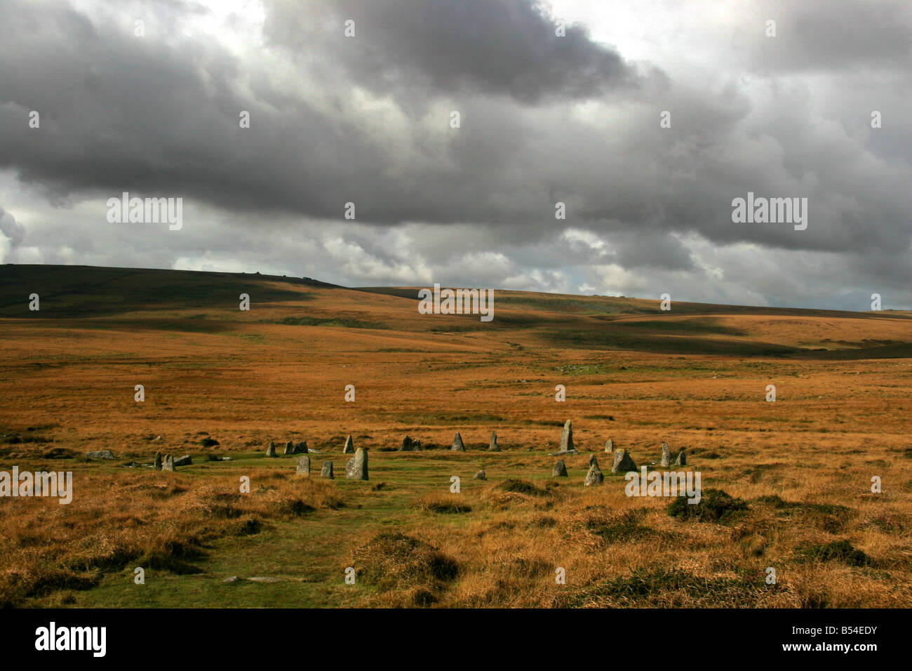 Dartmoor standing stone hi-res stock photography and images - Alamy
