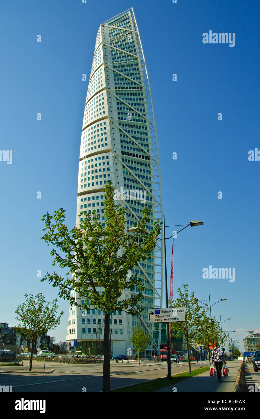 Turning Torso in Malmö Sweden designed by Santiago Calatrava 190m 625ft ...