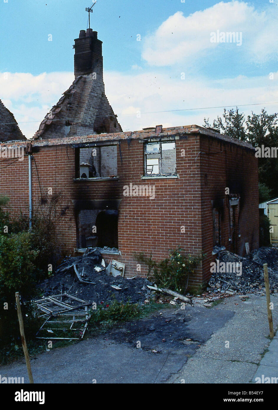 Michael Ryan s mothers house August 1987 Stock Photo - Alamy