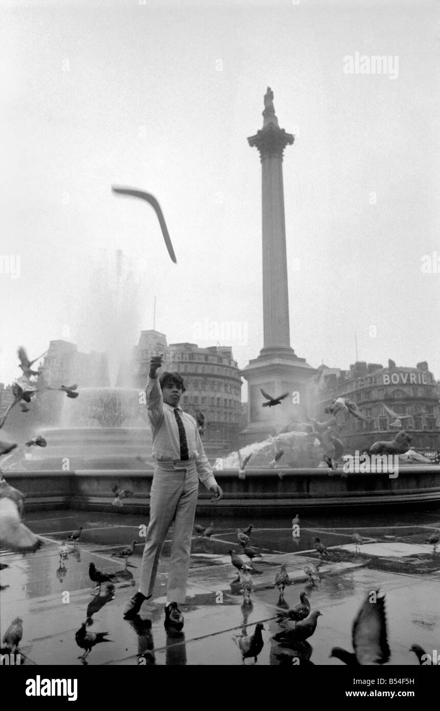 17 year old Bindi Williams an aboriginal boy actor, flew into London to ...