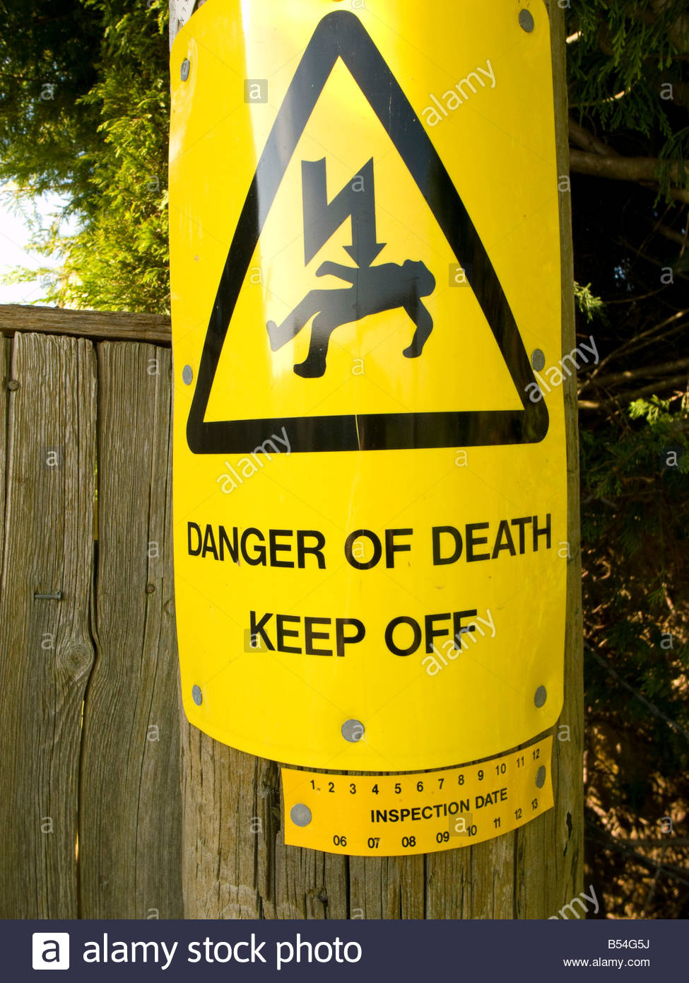 Electricity Warning Sign High Resolution Stock Photography and Images ...