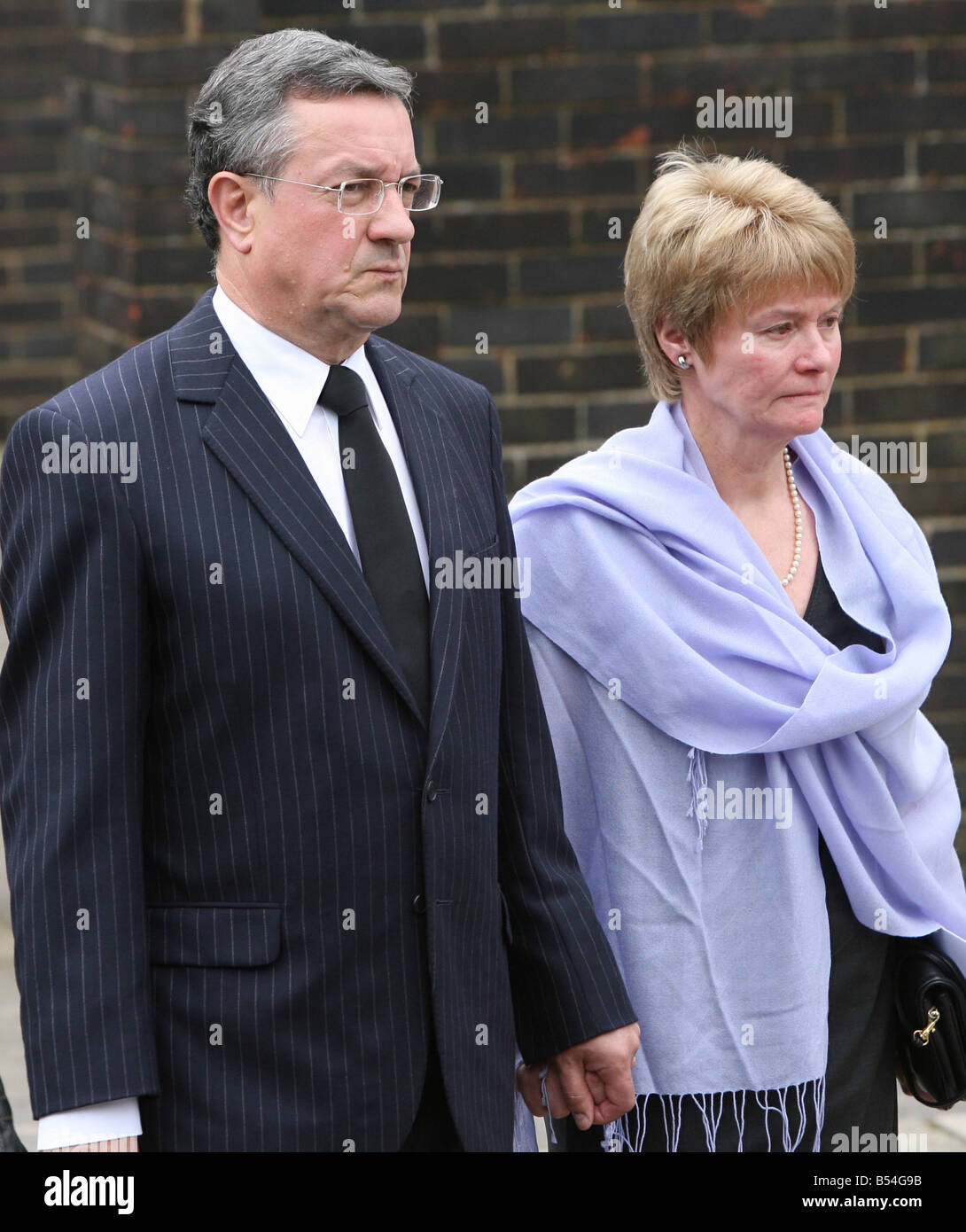 30.8.07: The Funeral of Capt. David Hicks at Pirbright today. Mother ...