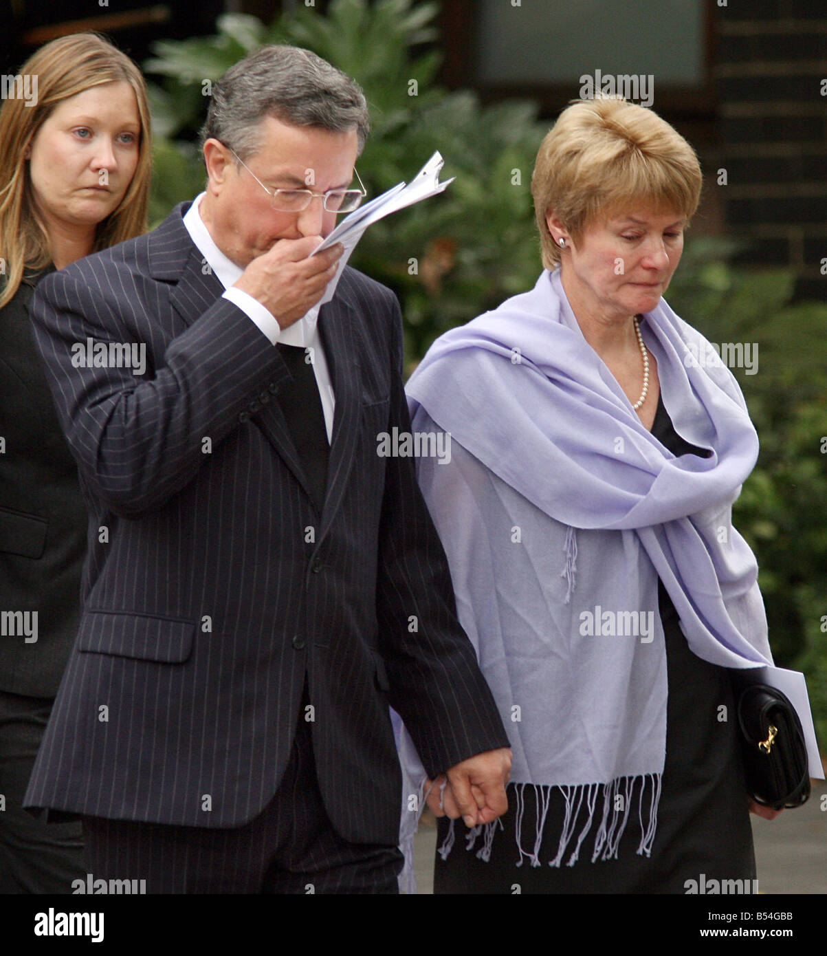 30.8.07: The Funeral of Capt. David Hicks at Pirbright today. Mother ...