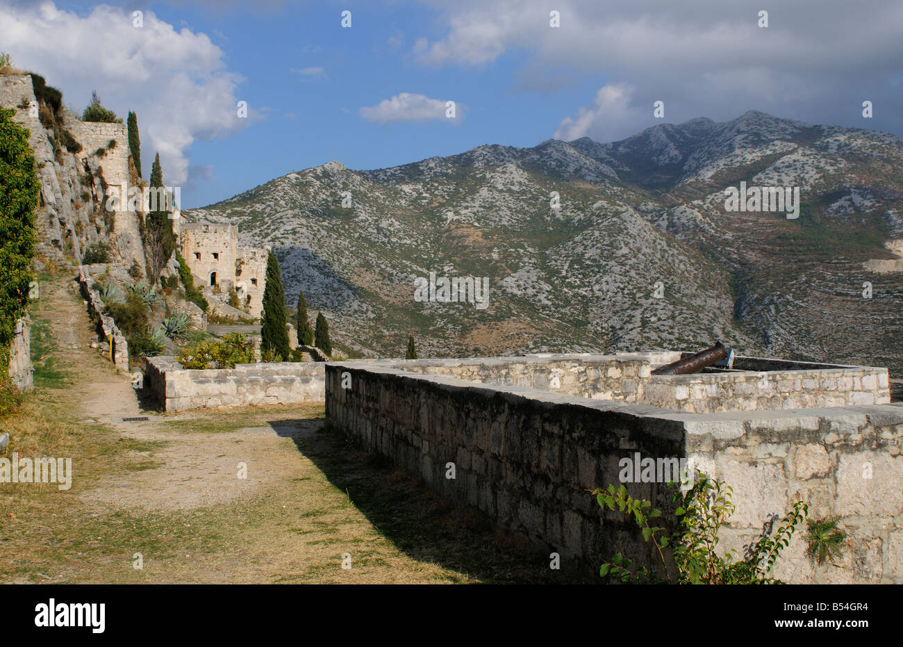 The Fort of Klis Dalmatia Croatia Stock Photo - Alamy