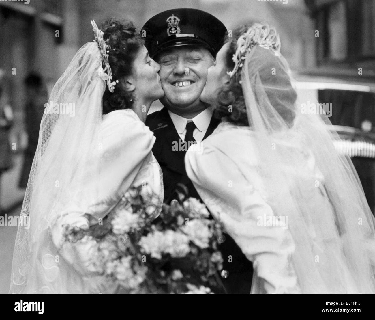 Wedding from 1940s Black and White Stock Photos & Images - Alamy