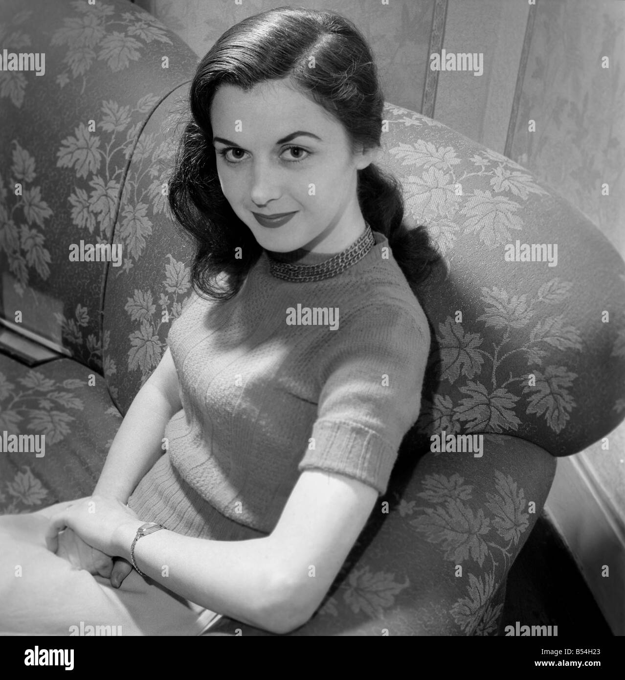 Australian actress Ann Patterson. July 1953 D3698 Stock Photo - Alamy