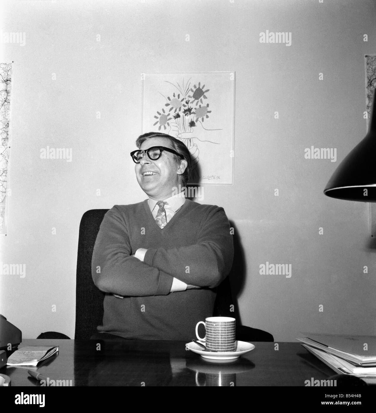 Mr. Barry Took, famous funny scripwriter, is to leave for the USA. He ...