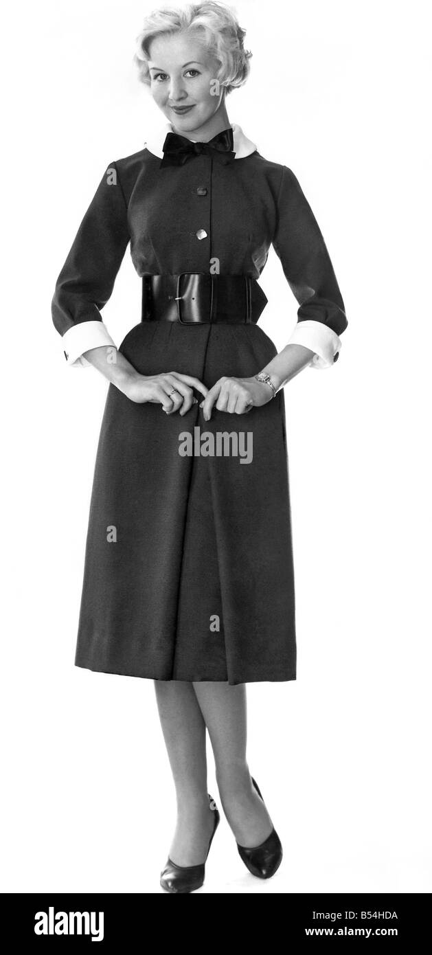 1958 dress model fashion hi-res stock photography and images - Alamy