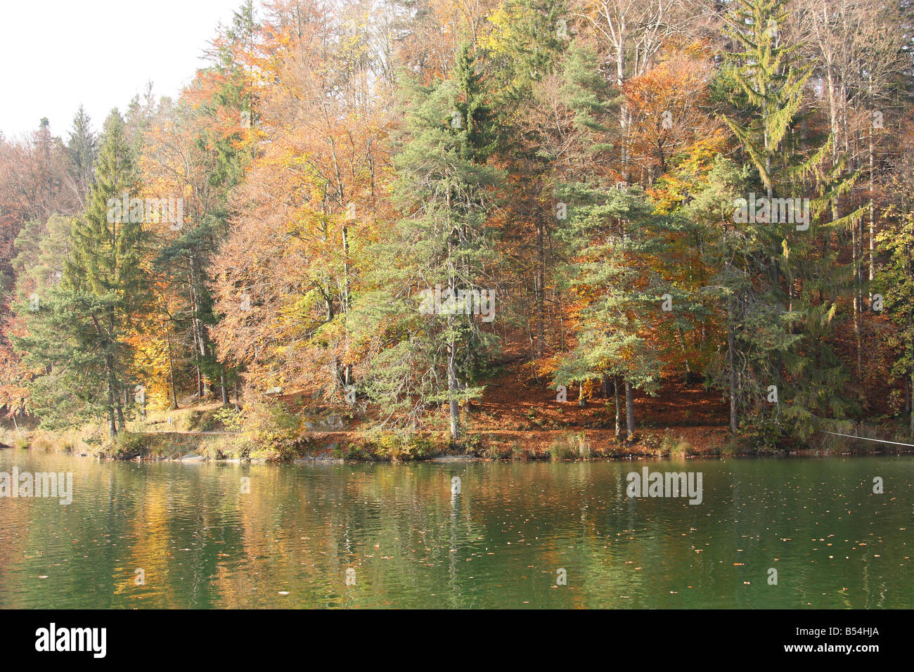 a lake called hechtsee near kufstein Stock Photo - Alamy