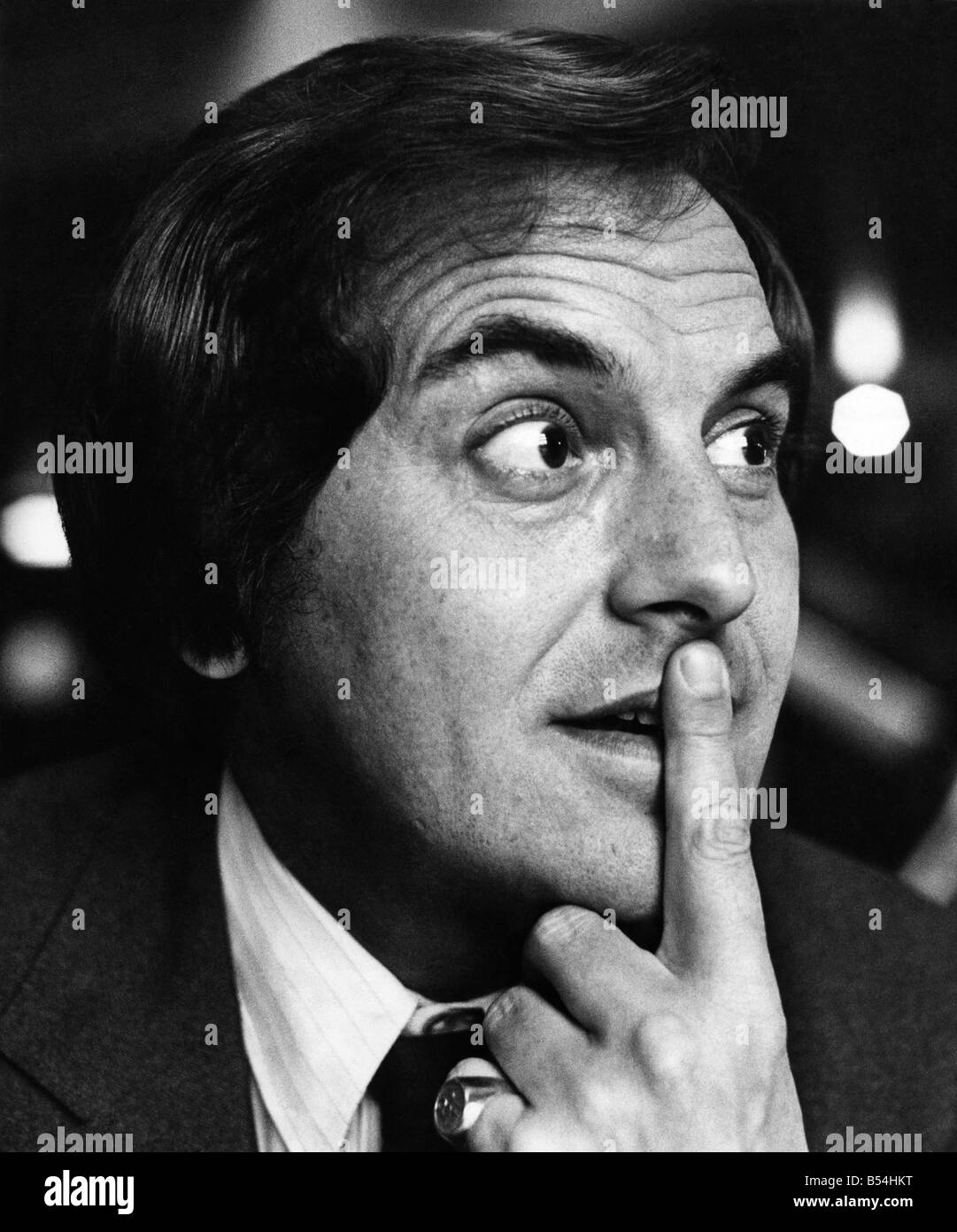 A smiling birthday picture of comedian Bob Monkhouse pictured at ...