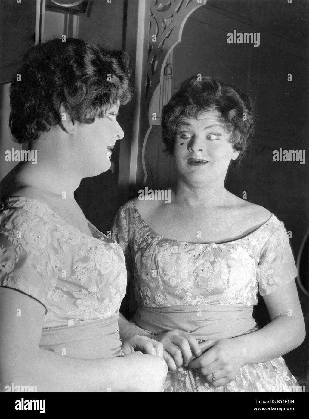 Benny Hill seen here dressed as a woman. February 1959 P011508 Stock ...
