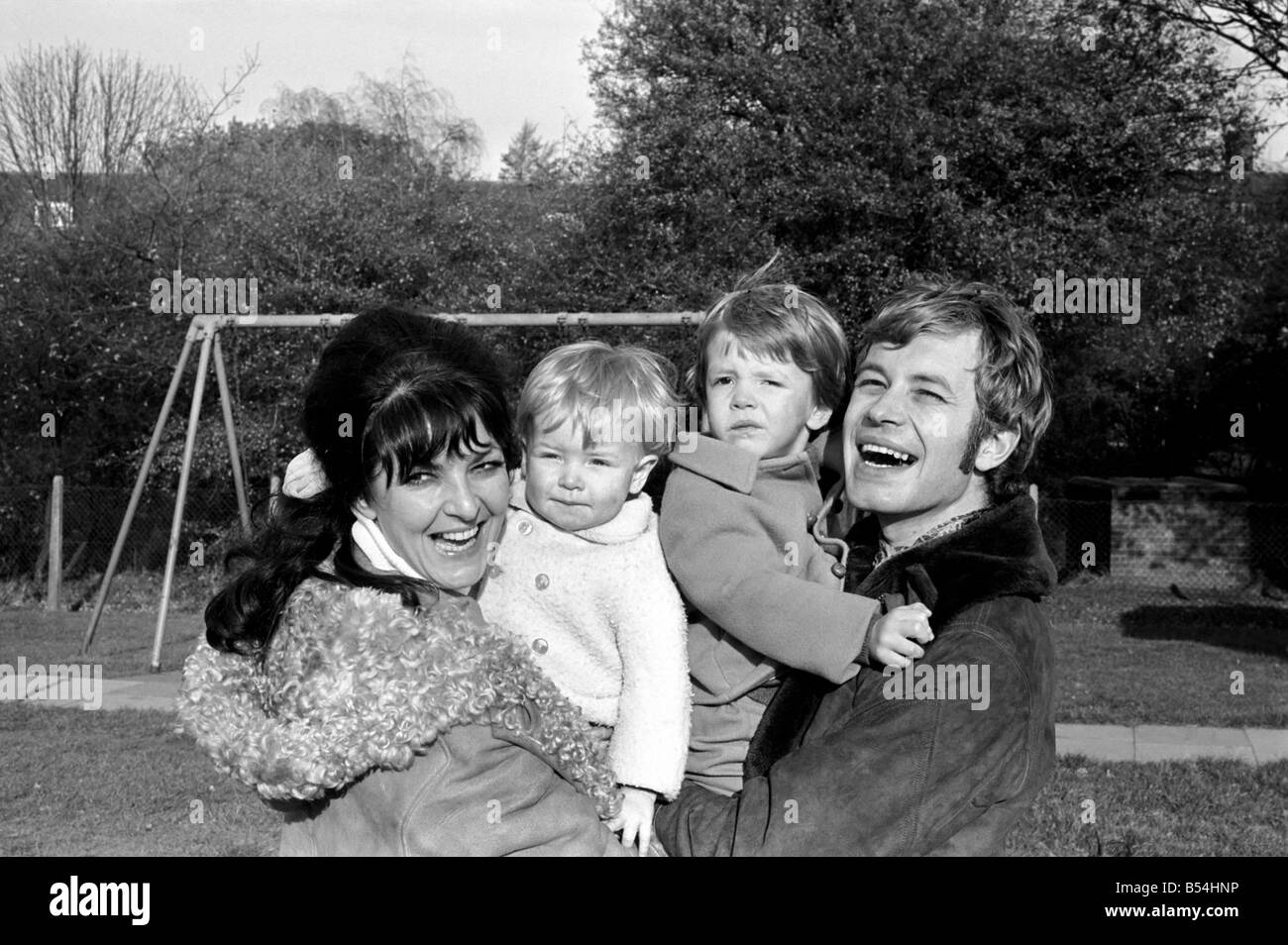 Family pictures of Alan and Maureen Rothwell, with babies Toby aged 2 ...